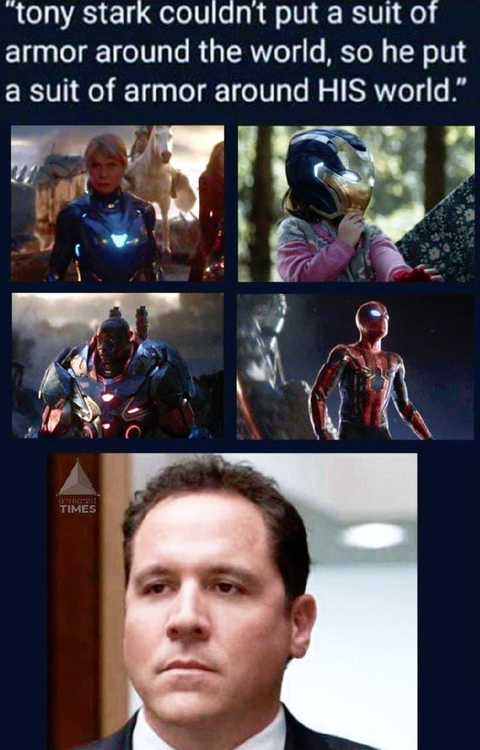 Happy had the best armor of them all - 9GAG