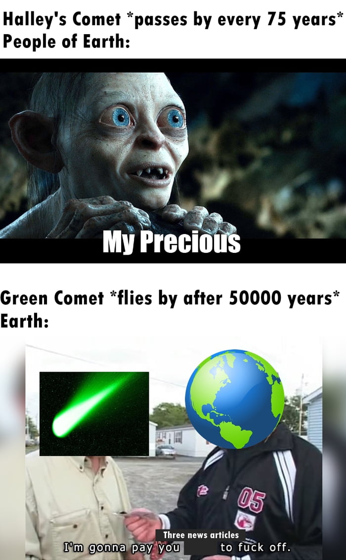 Halley will come back July 2061 - 9GAG