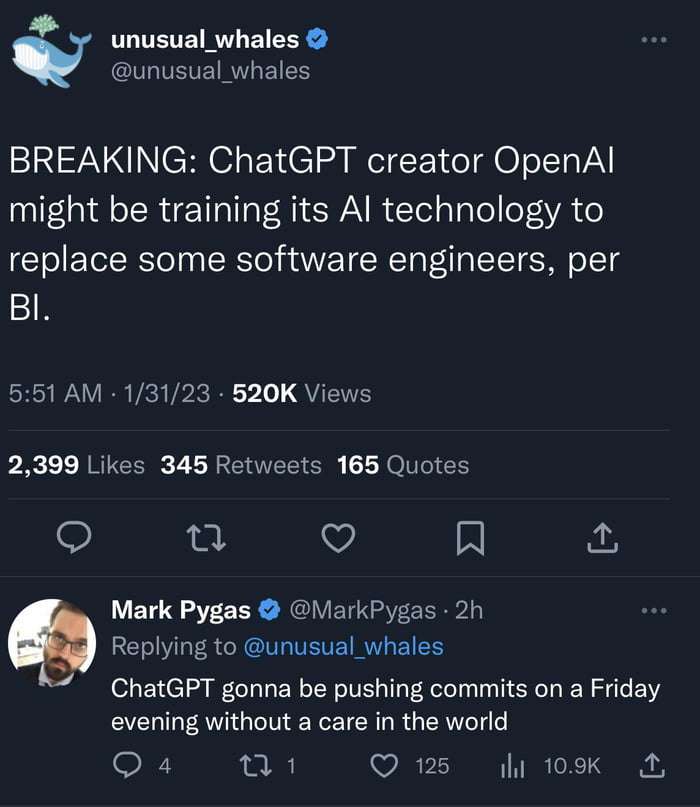 Friday night commits - 9GAG