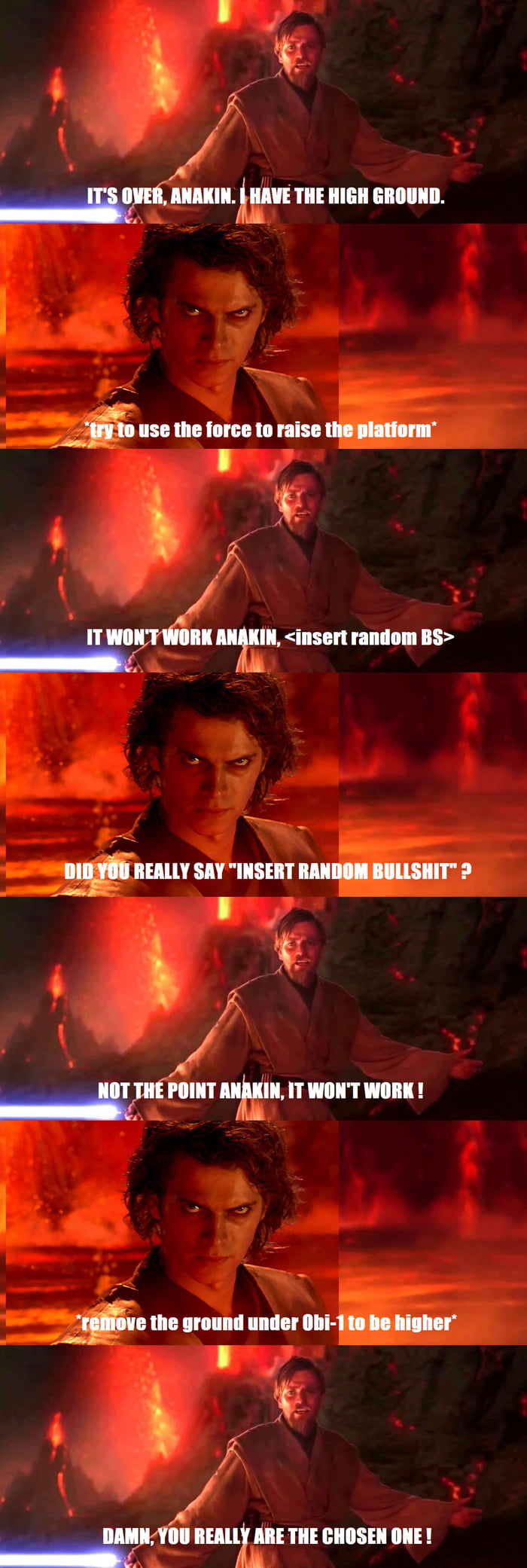 It's what, Anakin? Over. - 9GAG
