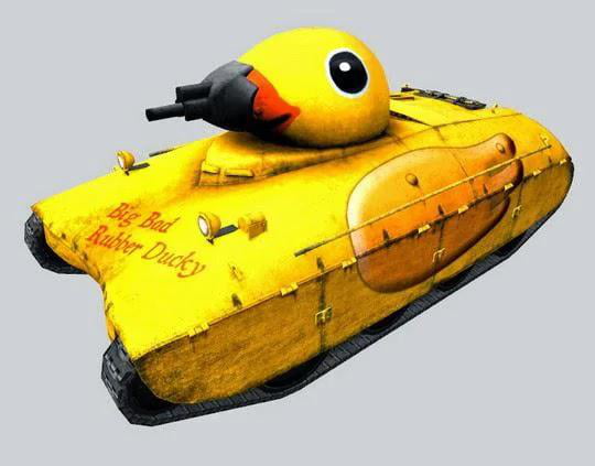 Rubber Duck Tank: One of many rubber duck tanks - 9GAG