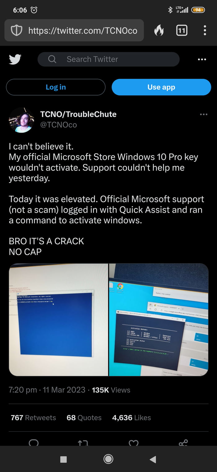 Even Microsoft cracks Windows now - 9GAG