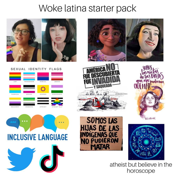 Woke latina starter pack - 9GAG