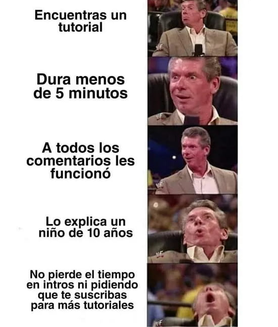 Me cagan esos tutoriales que a huevo quieren estirarse para llegar a los 10 minutos para poder ...