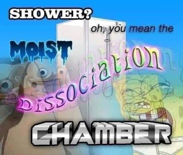 If anyone needs me, ill be in the moist dissociation chamber. - 9GAG