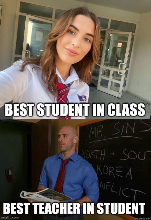 Best student Vs best teacher - 9GAG