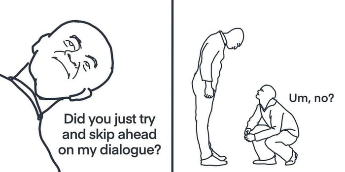 3th time playing be be like - 9GAG