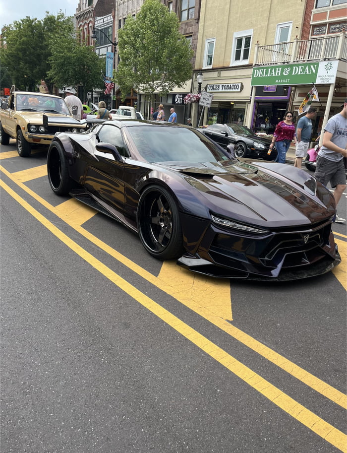 Never been a C7 Corvette fan but that Valarra body kit makes me feel ...