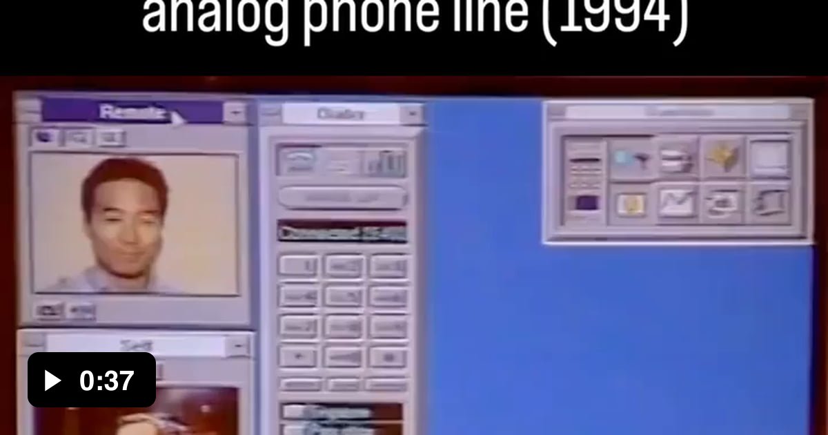 ShareVision PC3000 by Creative Labs demonstrated on "The Computer Chronicles," 1994. - 9GAG