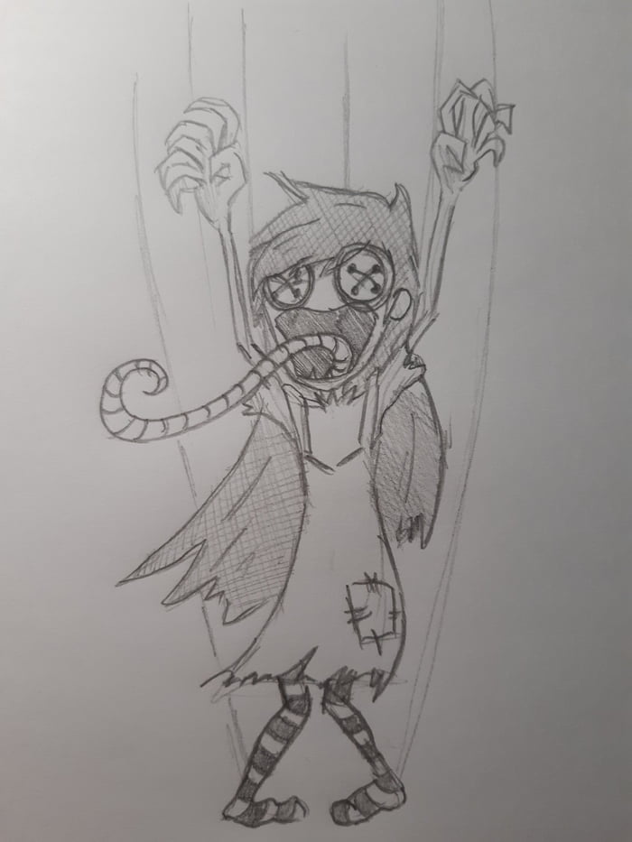 A Spooky drawing for SpookTober by me. - 9GAG