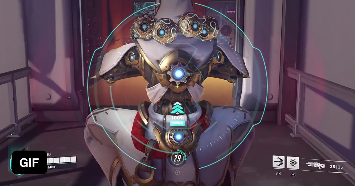 The Zen Clockwork skin has a ticking/rotating cog on his back. Nice ...