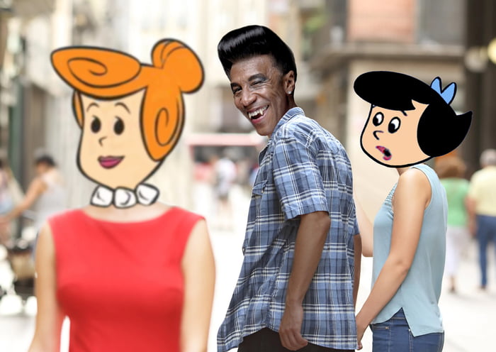 Well, I would go with Betty.. but I'd be thinking of Wilma. - 9GAG