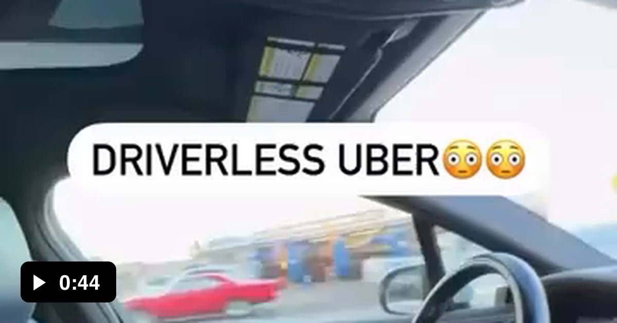 A driverless Uber - 9GAG