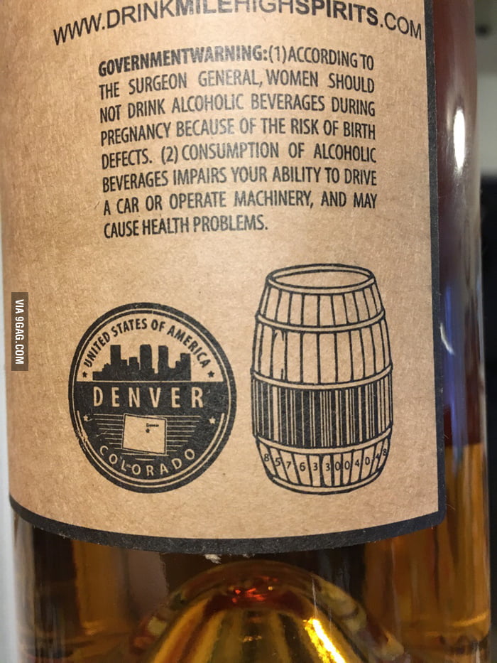 The guy at the liquor store couldn't find the barcode on this bottle of ...