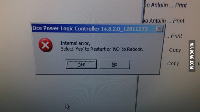 The damn printer at work gave me this shit today - 9GAG