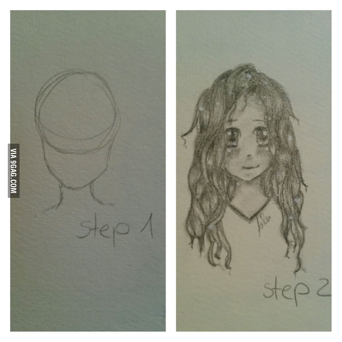 Drawing tutorials in a nutshell. - 9GAG