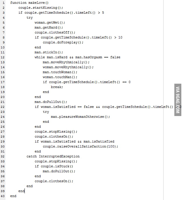 What programmers think while in bed - 9GAG