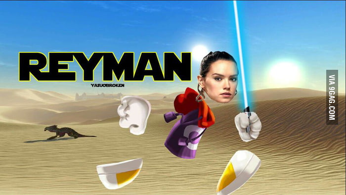"Reyman" Rey as .... Rayman! Star Wars Legends. - 9GAG