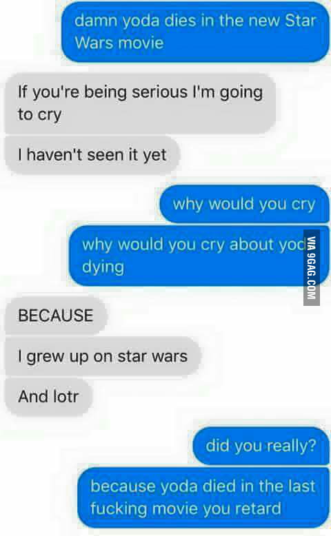 Fake Star Wars fans be like... - 9GAG