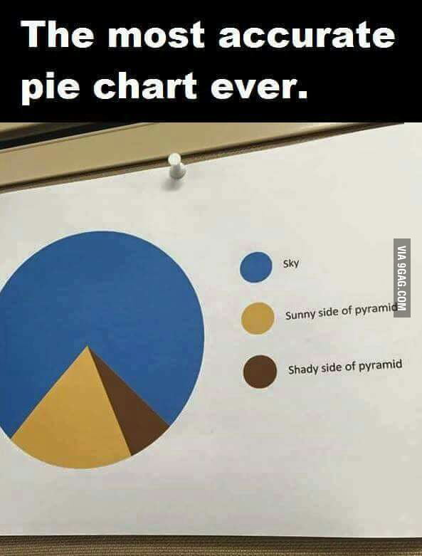 Most accurate pie chart ever...period! - 9GAG