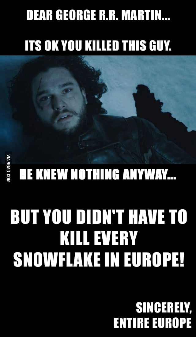 George R.R. Martin strikes again! - 9GAG