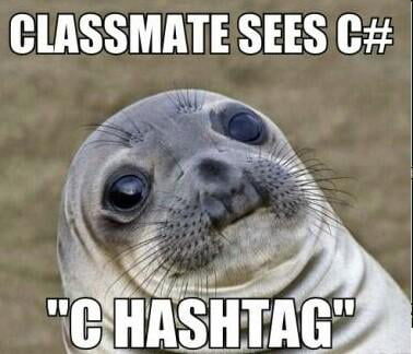 C Hashtag - 9GAG