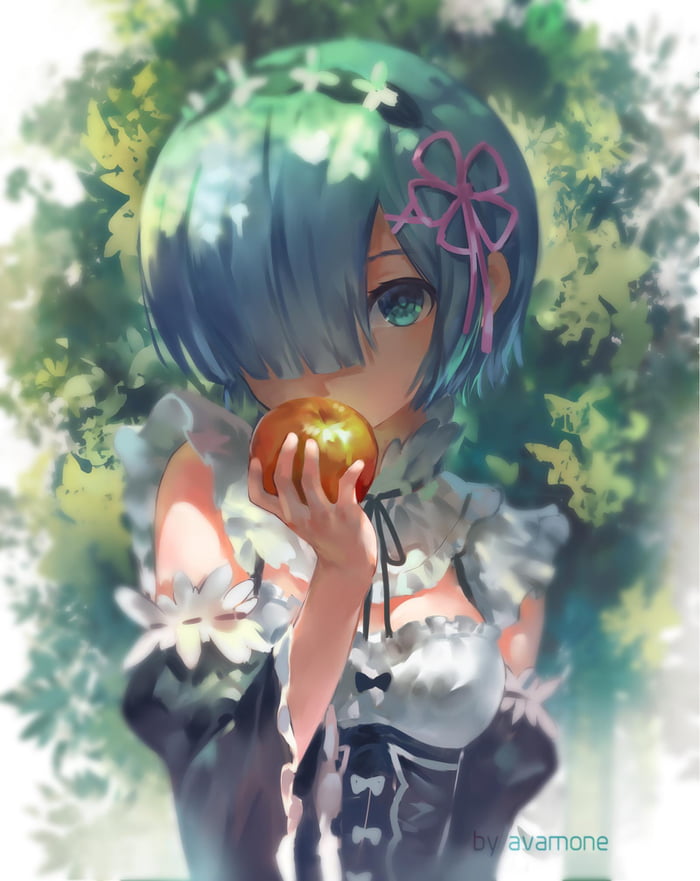 Rem, by Azomo on Pixiv - 9GAG