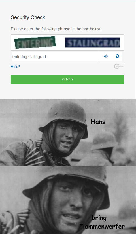 Hans! Get tze Flammenwerfer! - 9GAG