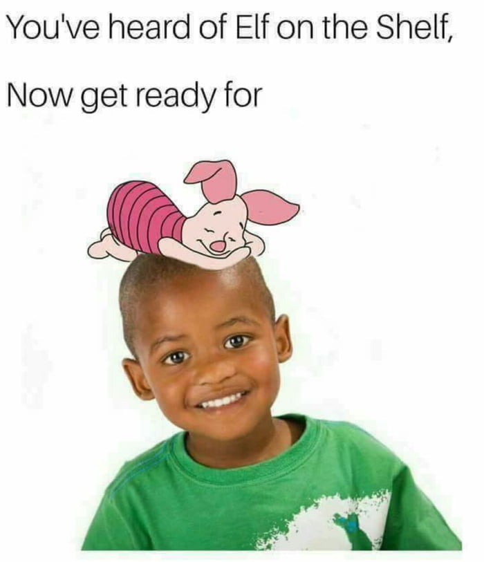 Piglet on the niglet. - 9GAG