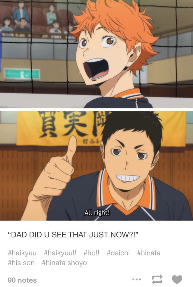 Daichi? More like DADichi! Anime: haikyuu!! - 9GAG