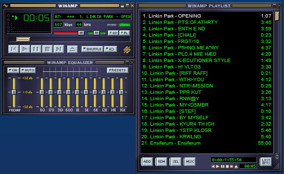 It's 2002. You start your Pentium 2 and fire up Winamp. Life is good ...