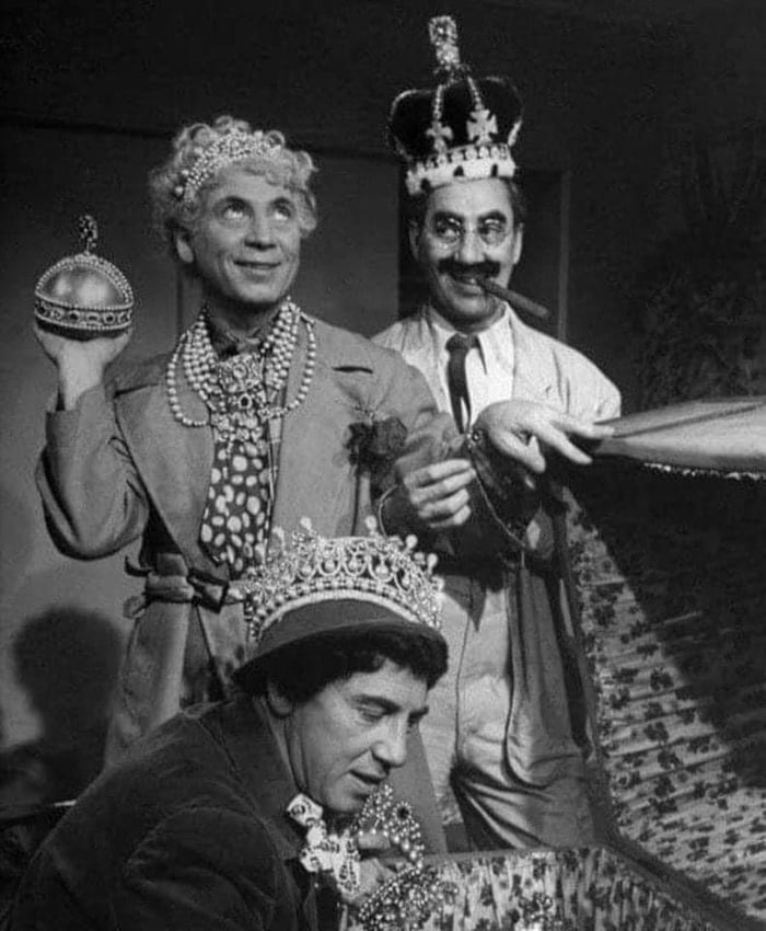 The Queen, Charles and Edward laughing at the peasants Xmas Day 1978 - 9GAG