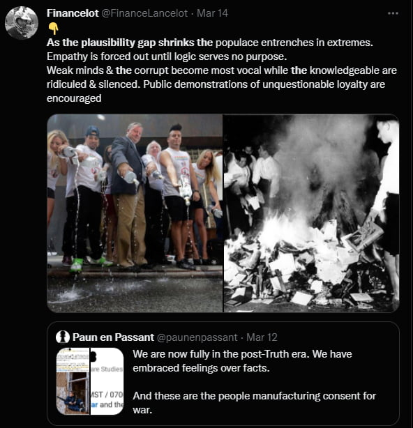 This is not even about war necessarily, you might be able to think of other examples, easily. - 9GAG