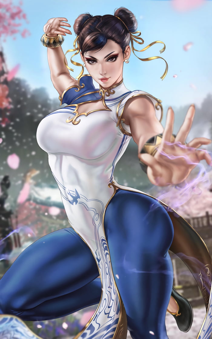 "Kung-Fu Sensei" Chun-li💙💪 - 9GAG