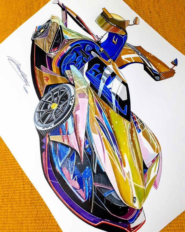 Out of all my drawings so far in 2022, this Apollo IE is the cherry on ...