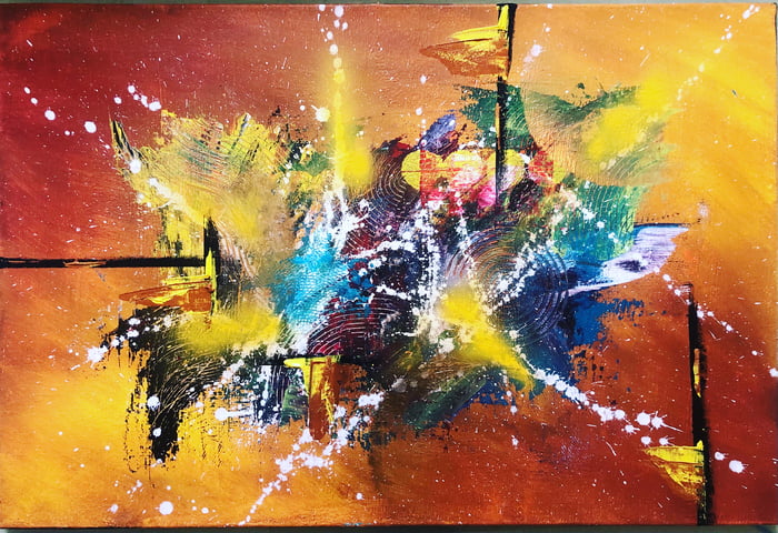 Hello fellow 9gaggers ! I'm painting by passion for a year now, and I ...