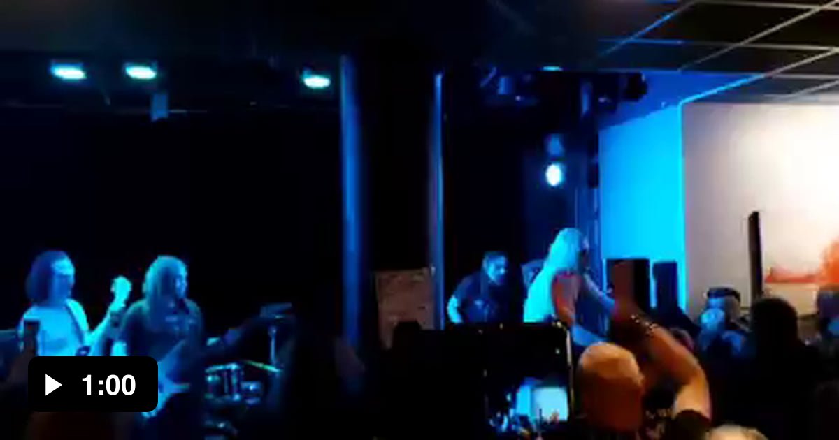 A Finnish black metal band Azazel performed yesterday at Tampere ...