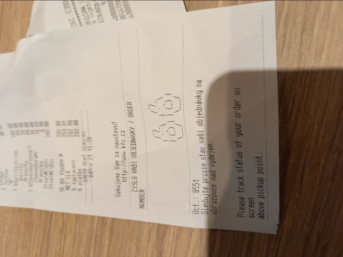 They opened first KFC at my city.This was my first order there ...