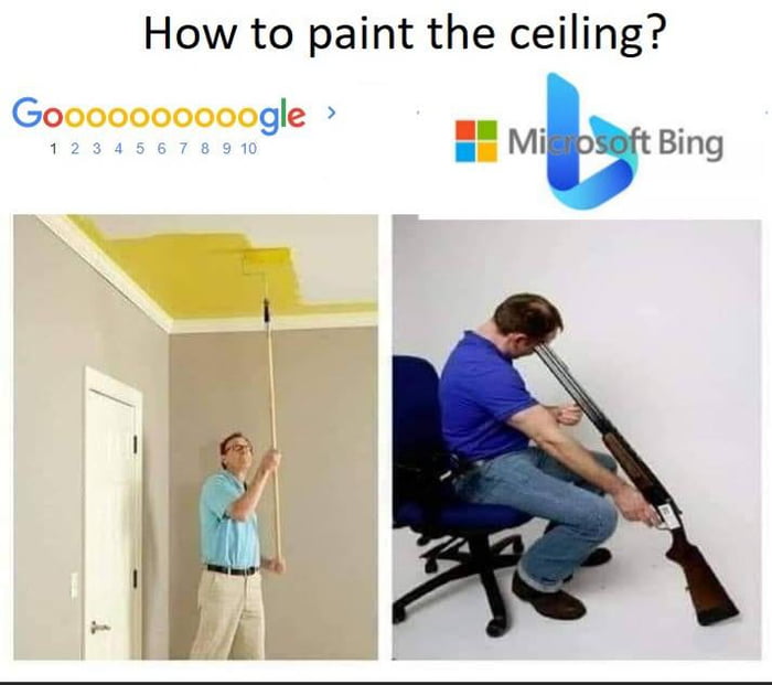 How to paint a ceiling - 9GAG