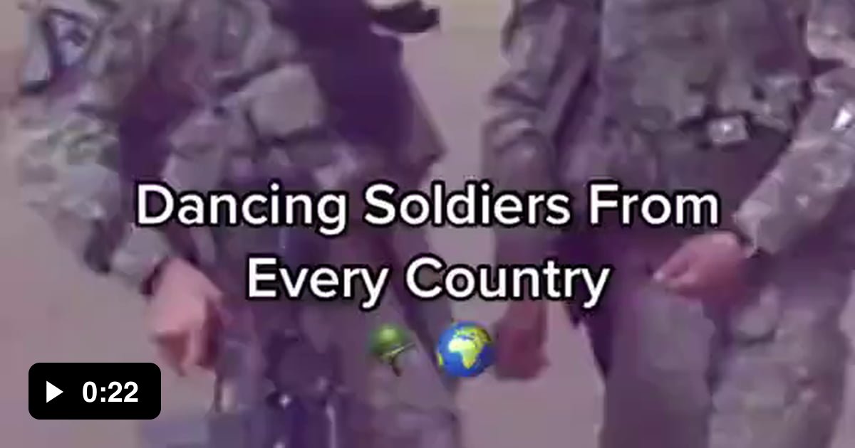 Dancing soldiers - 9GAG