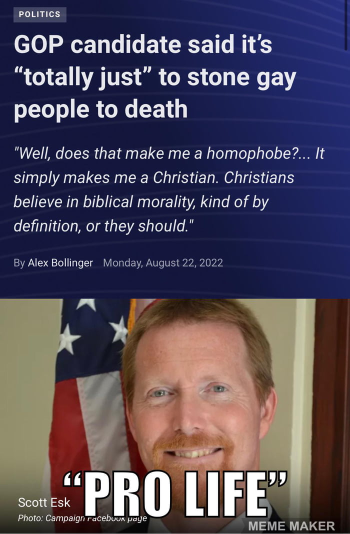 Most pro life Christian conservative - 9GAG