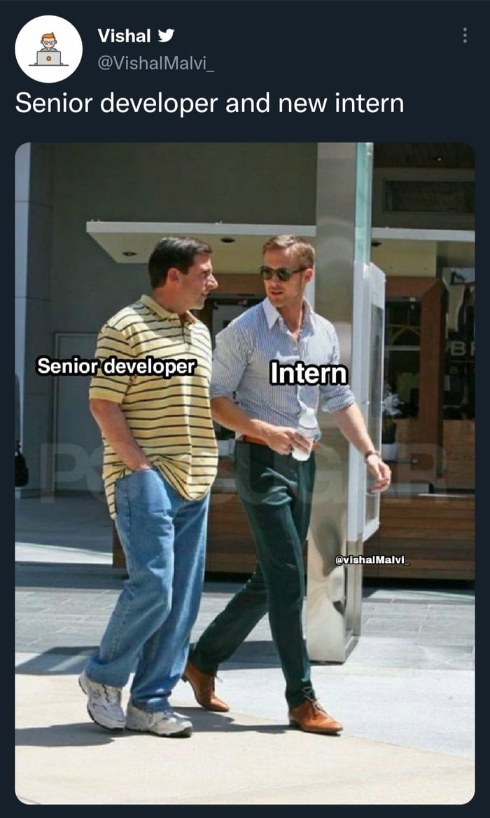 Senior developer and intern - 9GAG