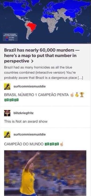 Brazil numero 1 - 9GAG