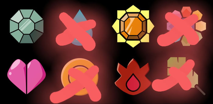 Always annoyed me, Ash recieved the 8 original gym badges and he just ...