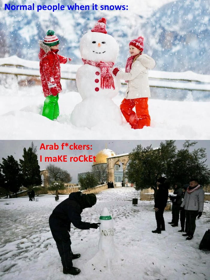 Arab snowman - 9GAG