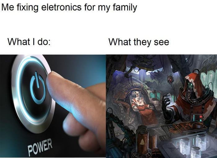 The machine spirit demands a system reboot - 9GAG