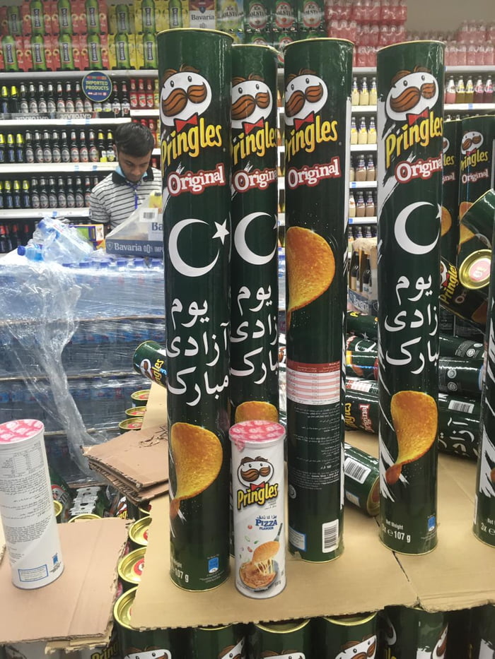Last year, Pringles set up a promotional item to celebrate Pakistan's ...