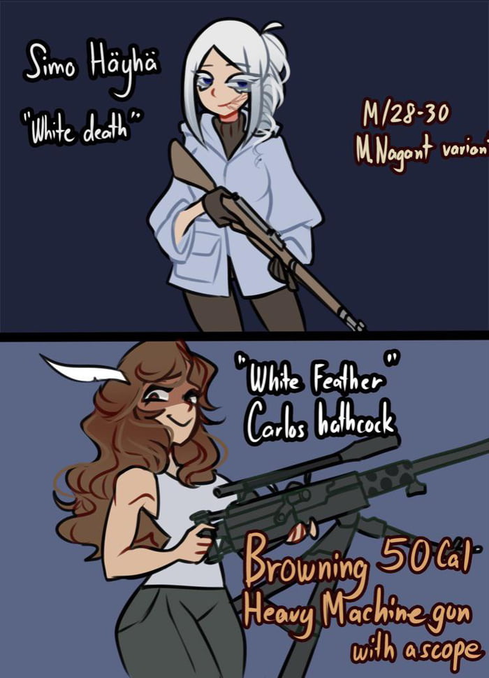 Finnish Sniper vs. American Sniper (By: Centurii-Chan) - 9GAG