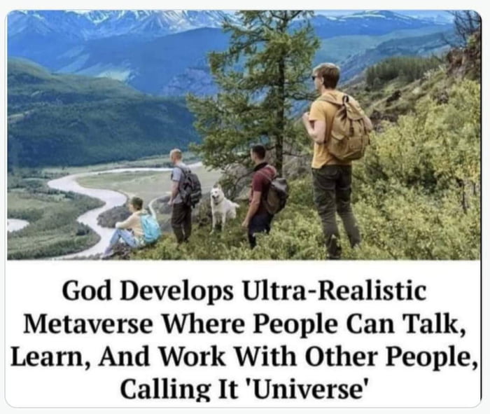 God Developer Metaverse - 9GAG