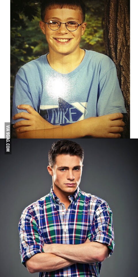 Colton Haynes, the definition of puberty doing it right - 9GAG